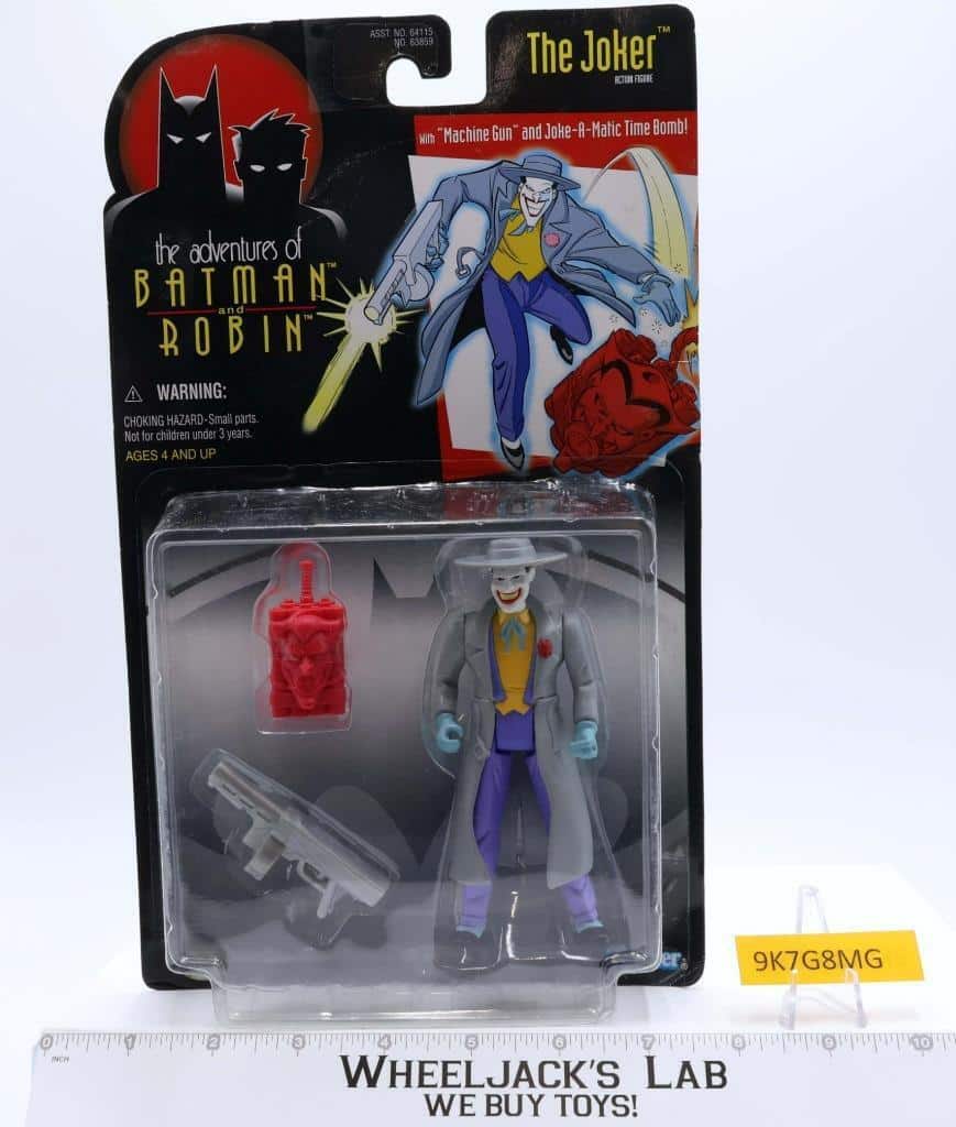 The Joker The Adventures of Batman & Robin 1997 Kenner NEW MOSC Figure ...