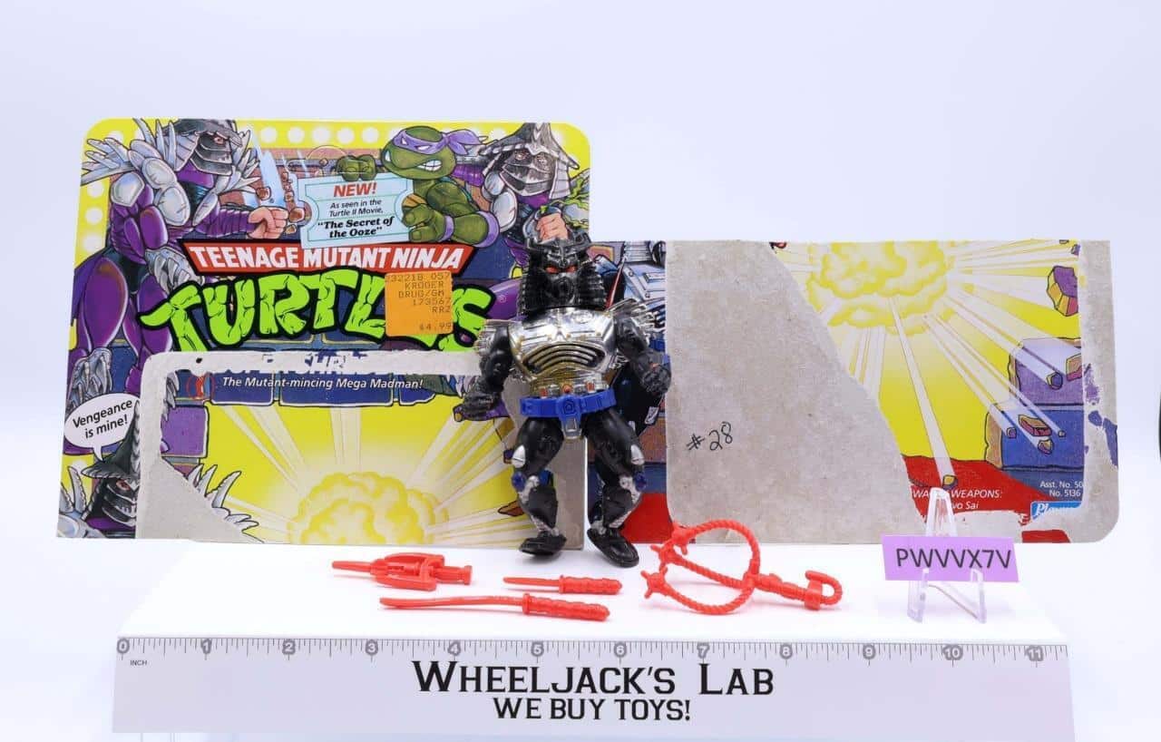 Chrome Dome Complete Teenage Mutant Ninja Turtle TMNT Playmates 1991 ...