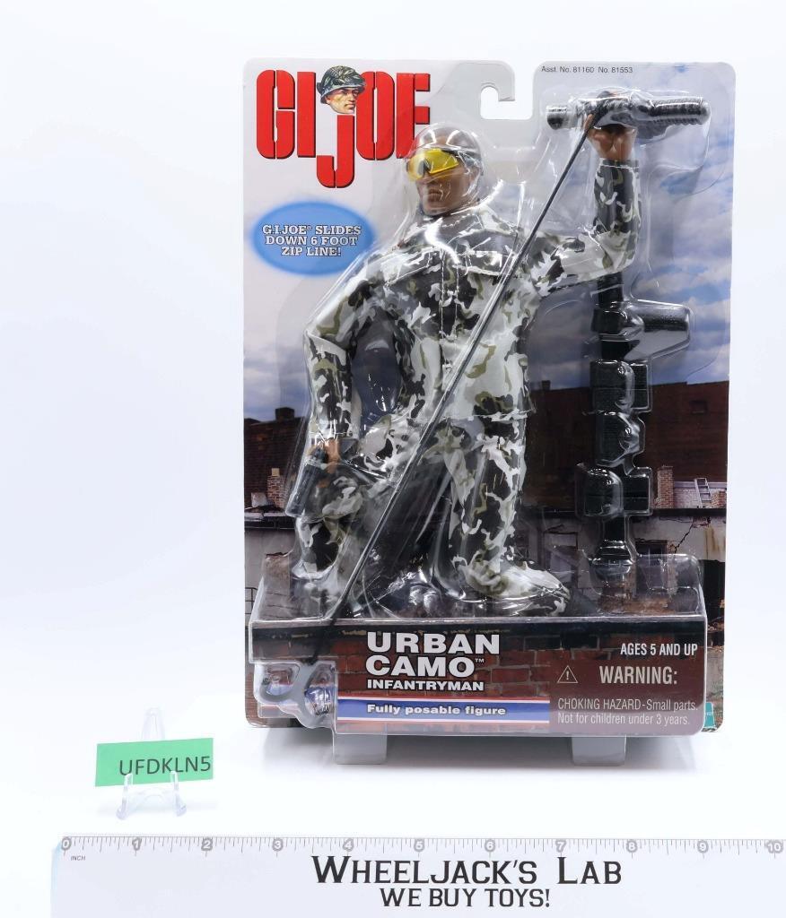 Urban Camo Infantryman GI Joe 12" Fully Posable Hasbro 1999 NEW Action ...