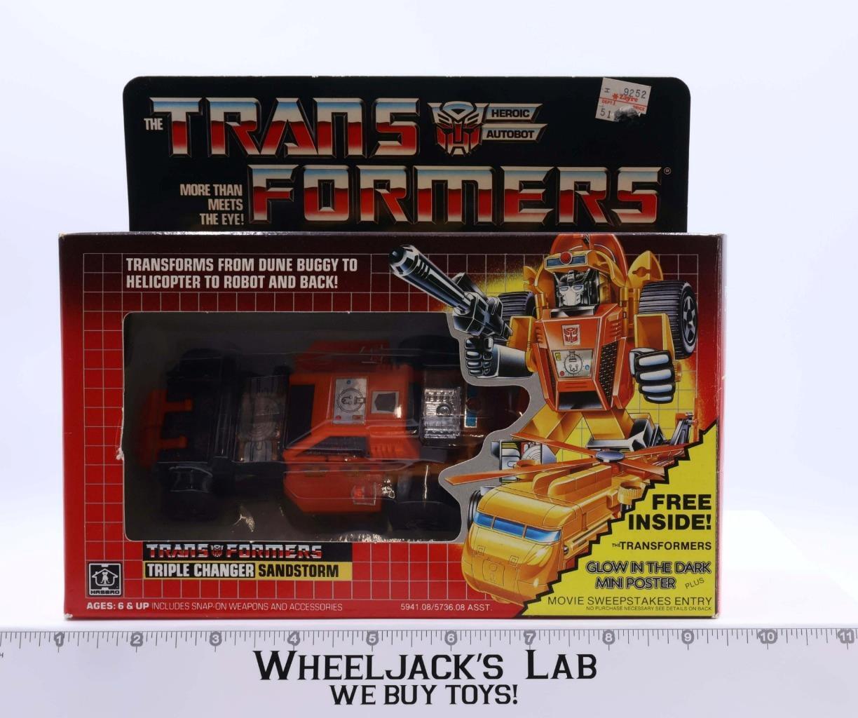 Sandstorm 100% Complete NICE FIGURE & BOX 1986 Vintage Hasbro G1 ...