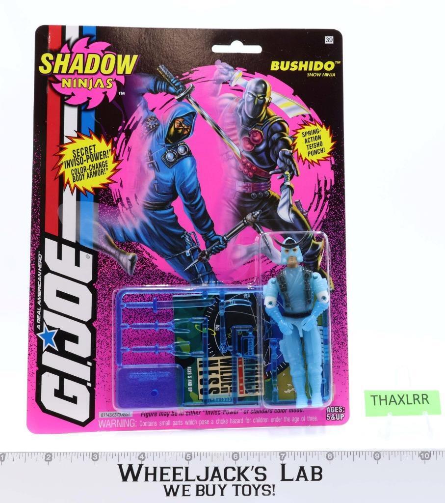 Bushido GI Joe Shadow Ninja 1993 Hasbro Action Figure NEW MOSC SEALED ...