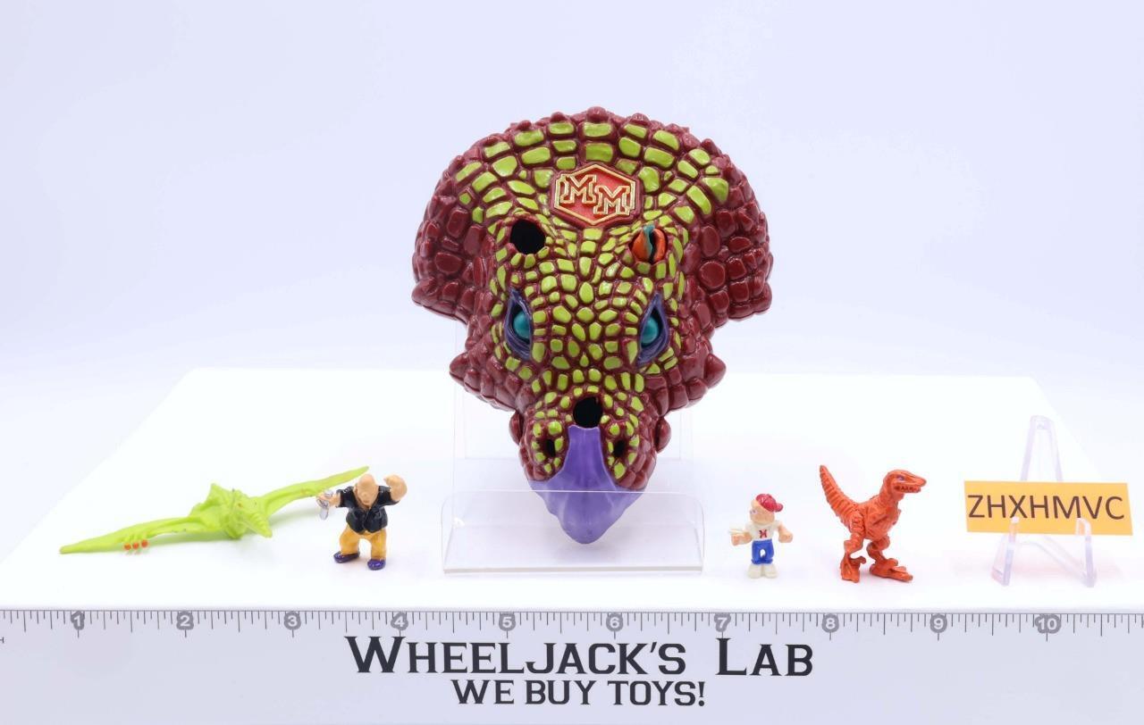 Dino Lab 100% Complete Doom Zones Mighty Max 1993 Bluebird Toys Vintage ...