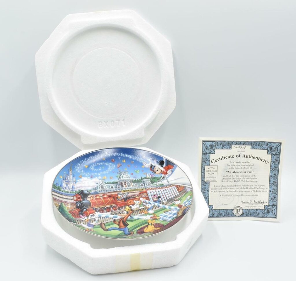 All Aboard For Fun Walt Disney World 25th Anniversary 1998 The Bradford ...