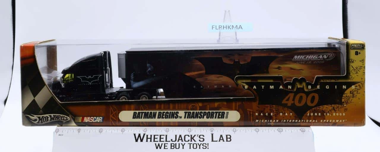 Batman Begins Transporter Hotwheels NASCAR 2005 Mattel NEW MISB SEALED ...