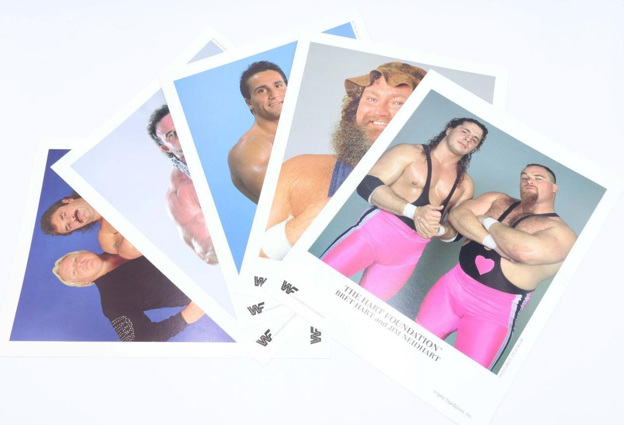 WWF (5) Color Promo Photos 1987 1988 Official 8 x 10 Hercules Paul Roma ...