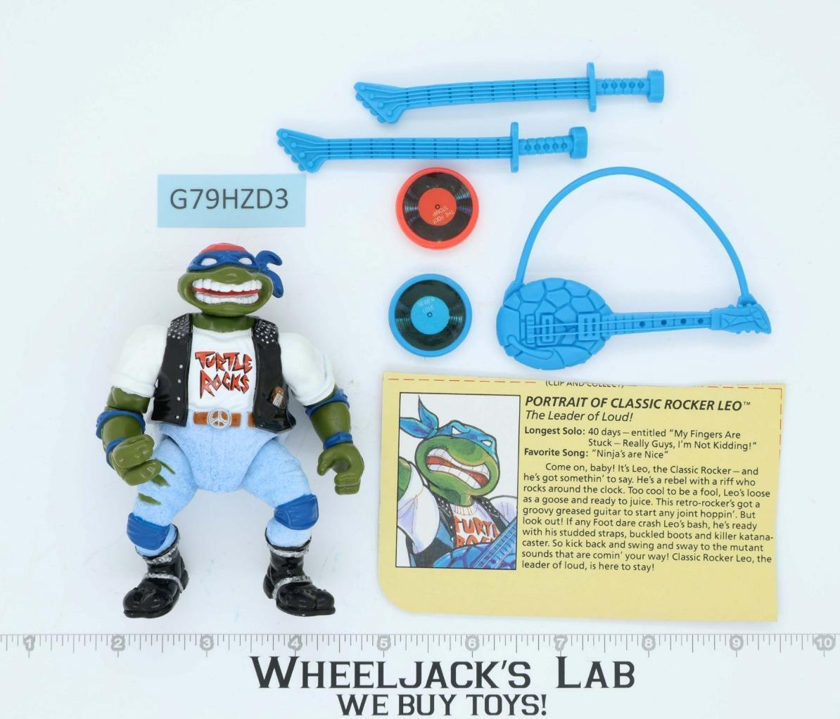 Classic Rocker Leo 100% Complete Teenage Mutant Ninja Turtle 1991 ...