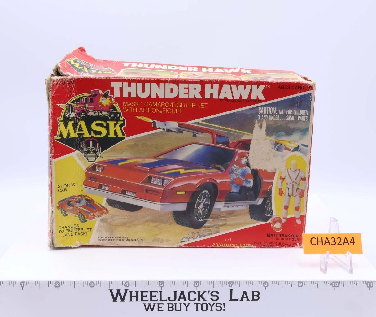 Thunder Hawk W/ Matt Trakker 100% Complete MASK 1985 Kenner Figure Vehicle - Wheeljack's Lab