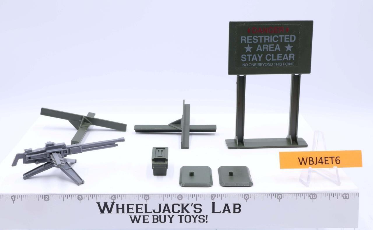 Machine Gun Defense Unit 100% Complete GI Joe 1984 Hasbro Action Figure ...