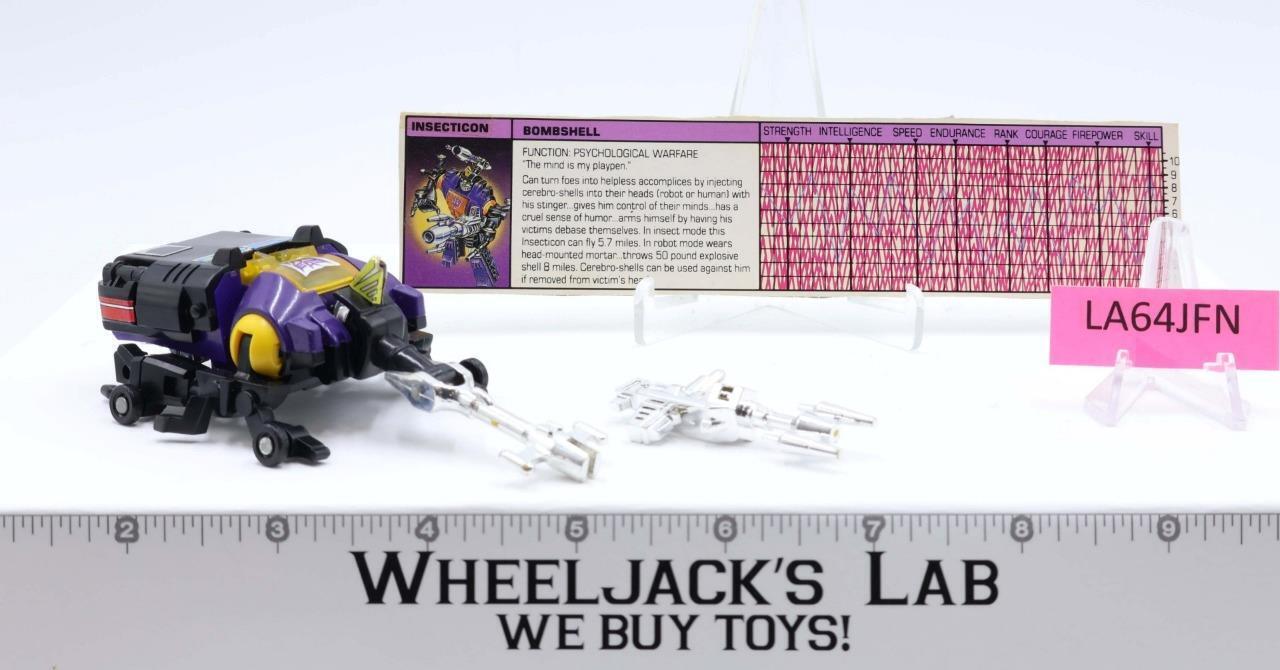 Bombshell 100% Complete NEAR MINT 1985 G1 Transformers Rhinoceros ...