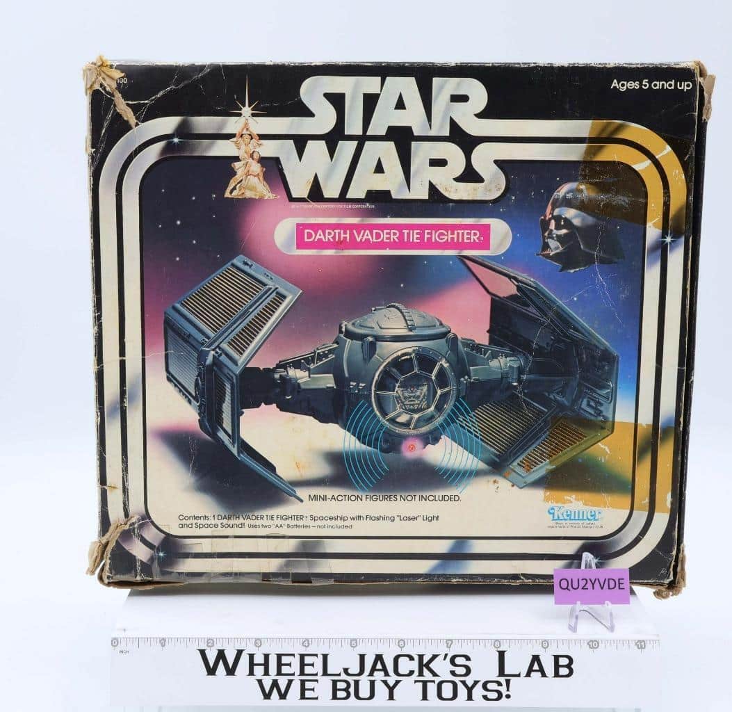 Darth Vader Tie Fighter 100% Complete W/ Box Star Wars 1978 Vintage ...
