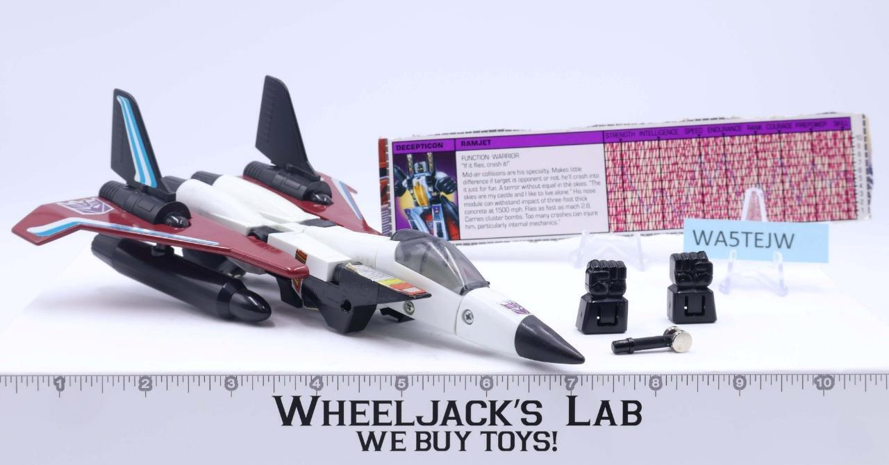 Ramjet 100% Complete 1985 Vintage Hasbro G1 Transformers Action Figure ...
