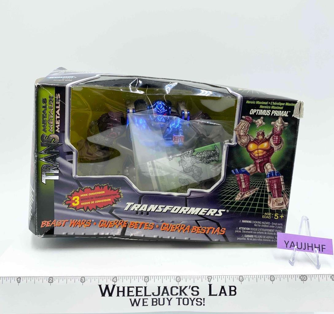 Optimus Primal Transformers Beast Wars Transmetals 1997 Hasbro Action ...