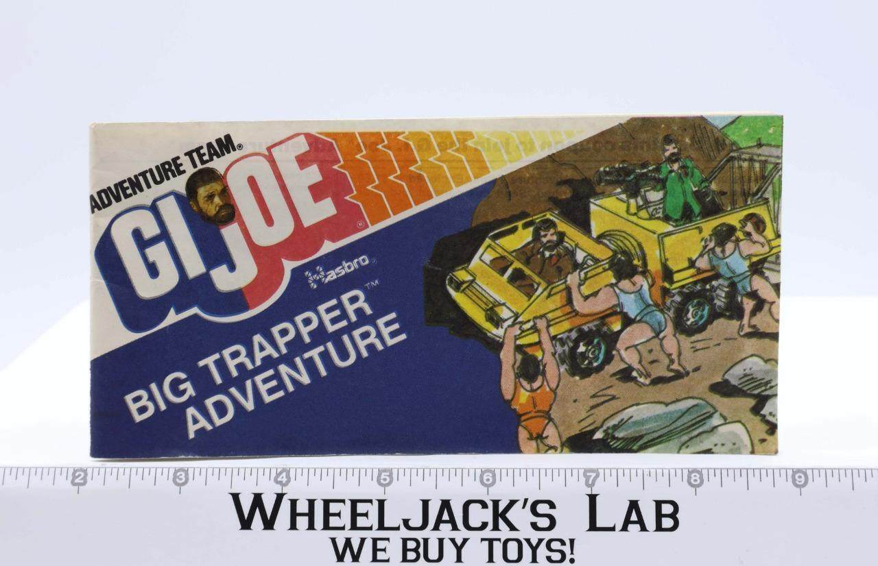 Big Trapper Adventure GI Joe Adventure Team Mini Comic 1974 Hasbro ...