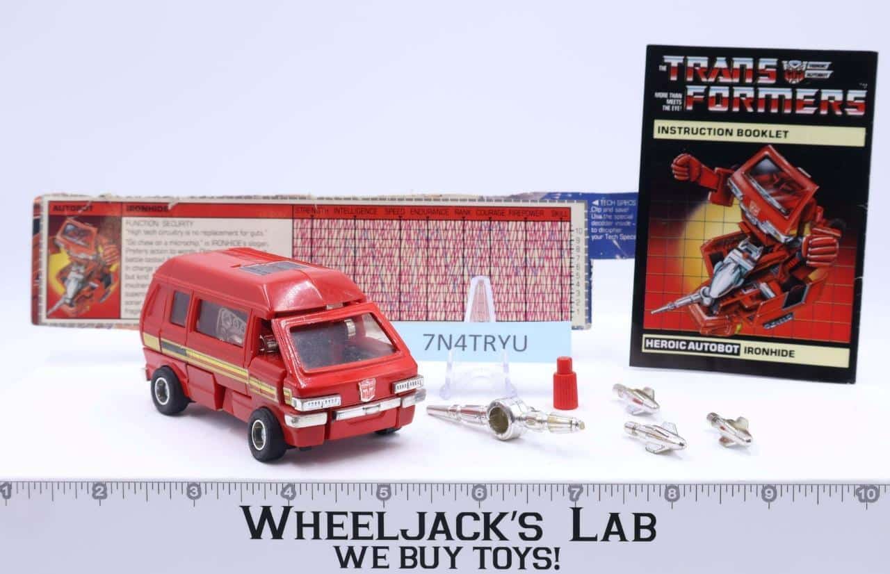 Ironhide 100% Complete 1985 Vintage G1 Transformers Action Figure ...