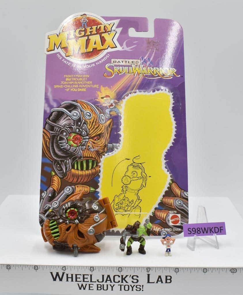 Battles Skull Warrior 100% Complete 1992 Mighty Max Bluebird Toys ...
