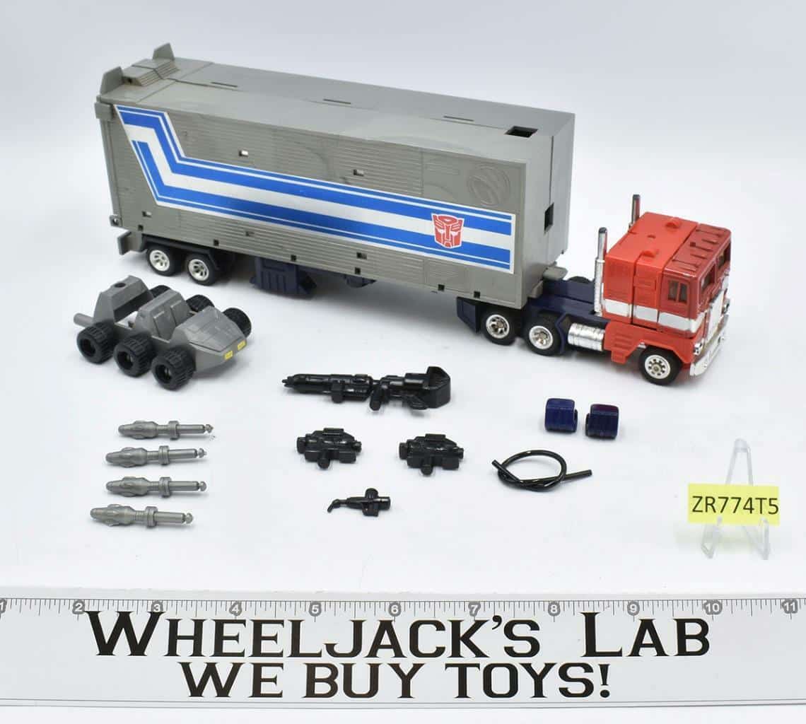 Optimus Prime GRAY BLOATED 100% Complete 1984 G1 Transformers Hasbro ...