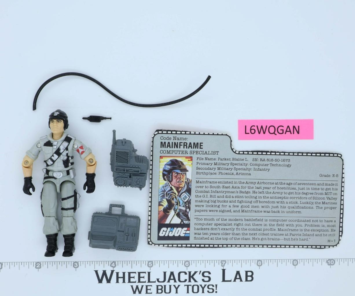 Mainframe V1 100% Complete G.I. Joe 1986 Hasbro Vintage Action Figure ...