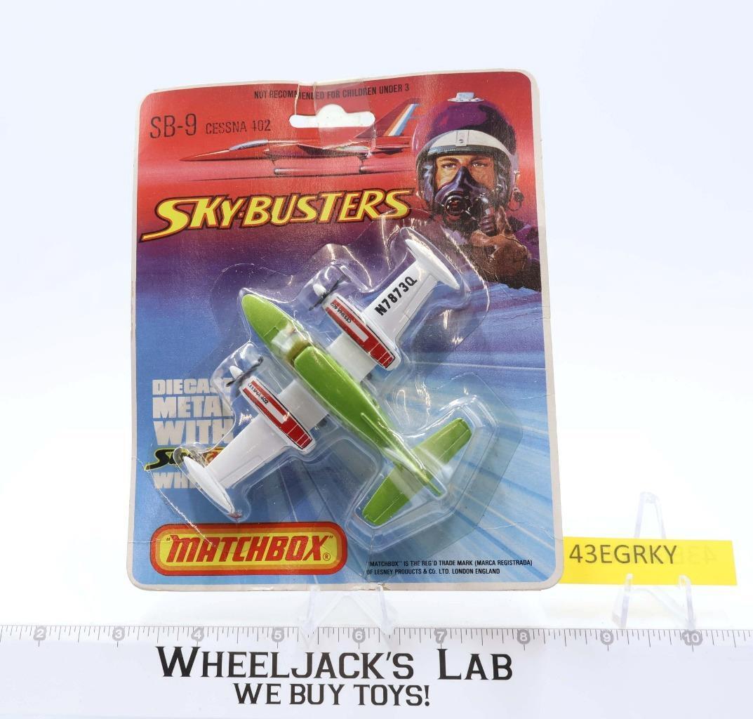 Sky-Busters Matchbox SB-9 Cessna 402 MOSC Sealed Card - Wheeljack's Lab