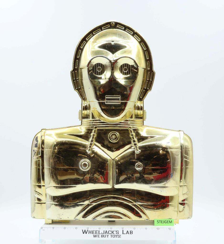 C-3PO Gold Action Figure Storage Case Star Wars 1983 Kenner - Wheeljack ...