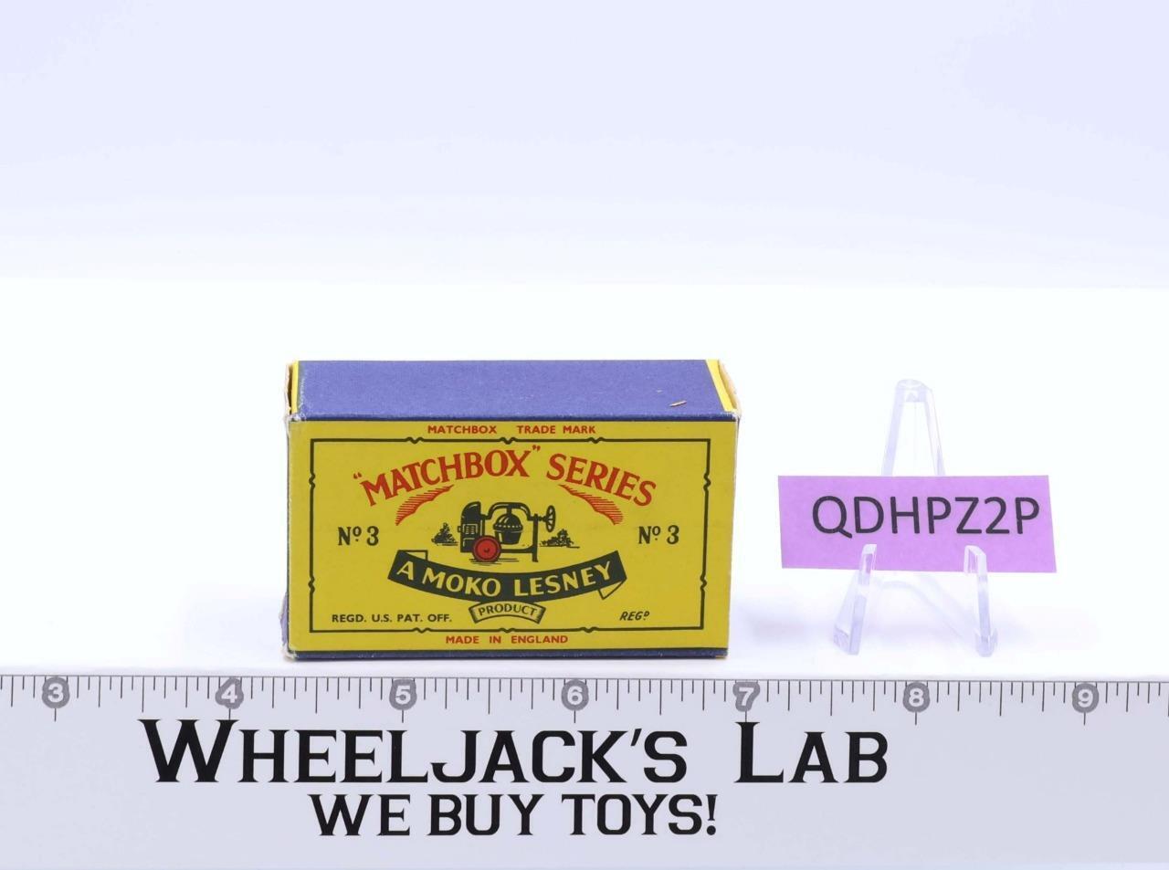 Cement Mixer W/Gray Wheels No.3 A Moko Lesney Matchbox W/Box ...