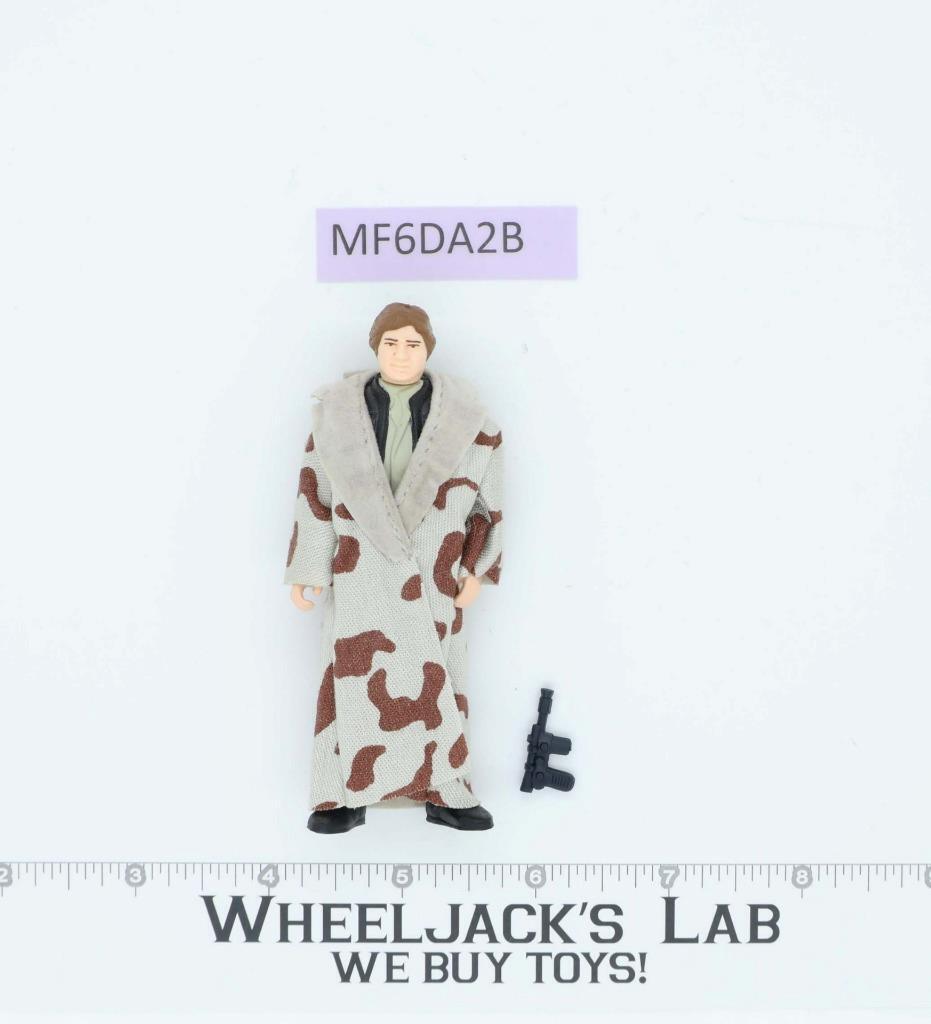 Han Solo Trench Coat 100% Complete Star Wars ROTJ 1983 Vintage Kenner ...