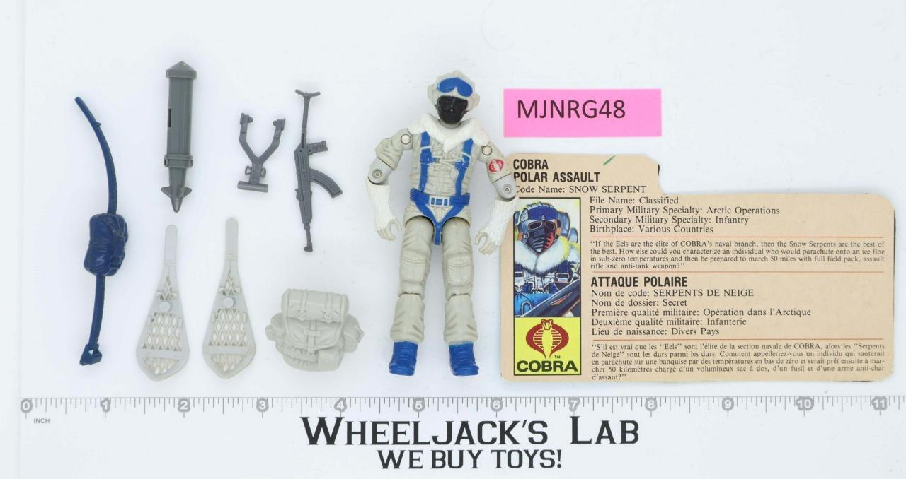 Snow Serpent V1 100% Complete G.I. Joe 1985 Hasbro Vintage Action ...