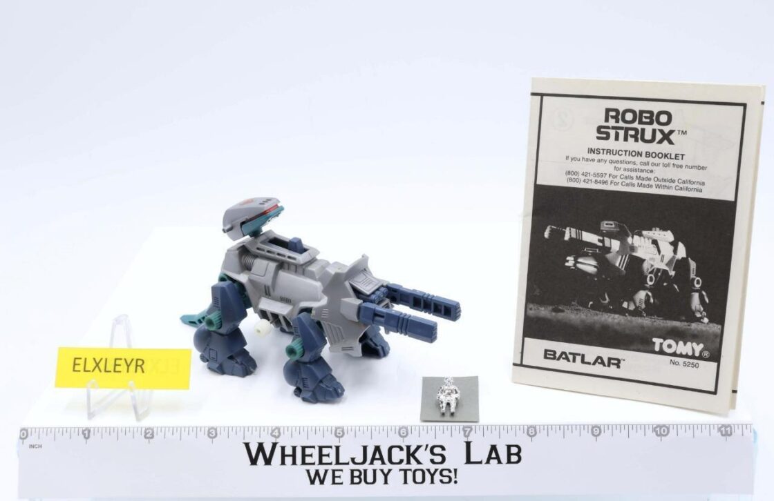Robo Strux Batlar Tomy Vintage #5250 Instruction Booklet 1985 Works - Wheeljack's Lab