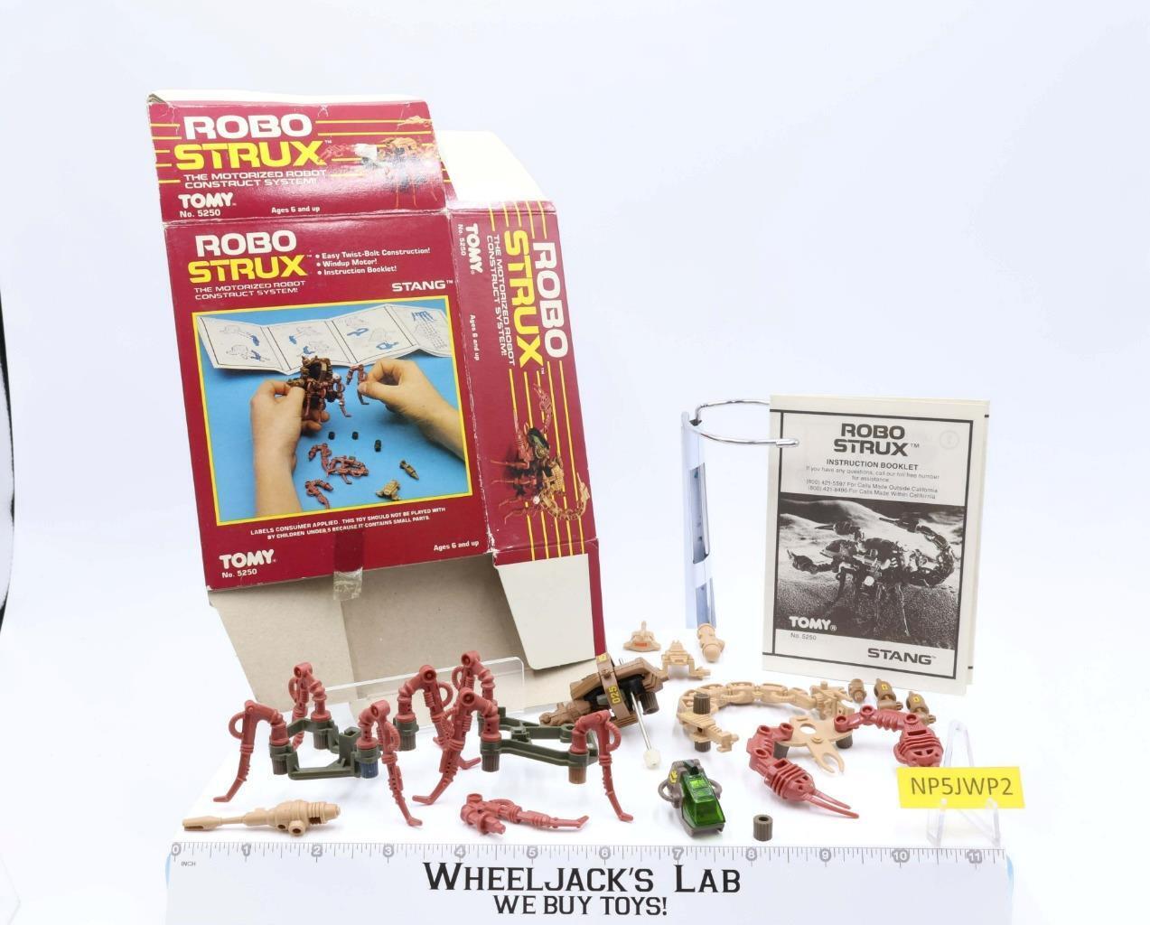Robo Strux Stang Tomy Vintage w/ Original Box Instructions Motorized Works 1985 - Wheeljack's Lab
