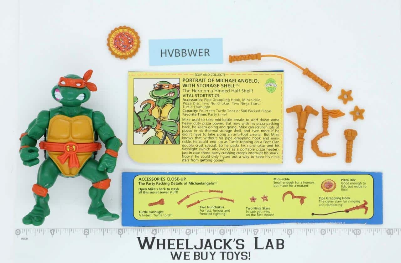 Storage Shell Michaelangelo Teenage Mutant Ninja Turtles TMNT 1991 ...