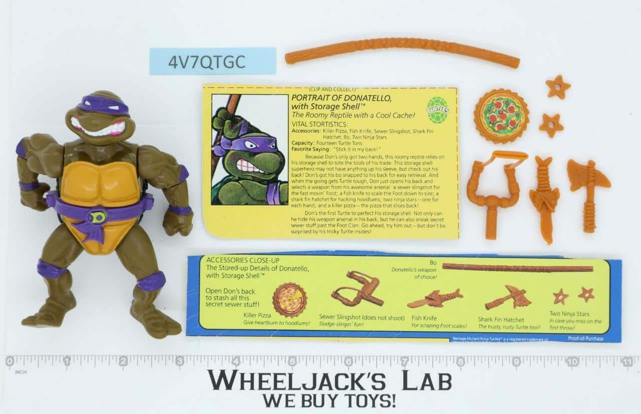 Storage Shell Don 100% Complete Teenage Mutant Ninja Turtles 1991 ...