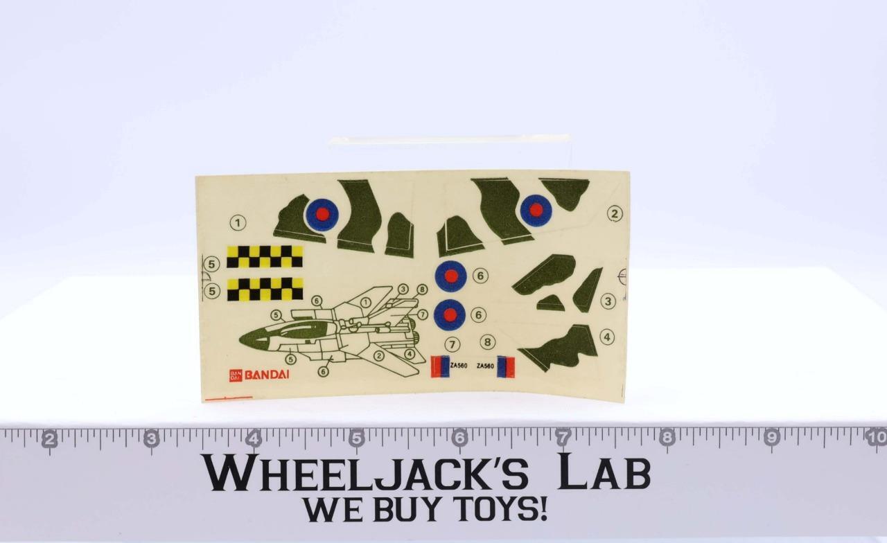 Spy Eye Jet Plane STICKERS Super Gobots 1985 Bandai Tonka Vintage ...