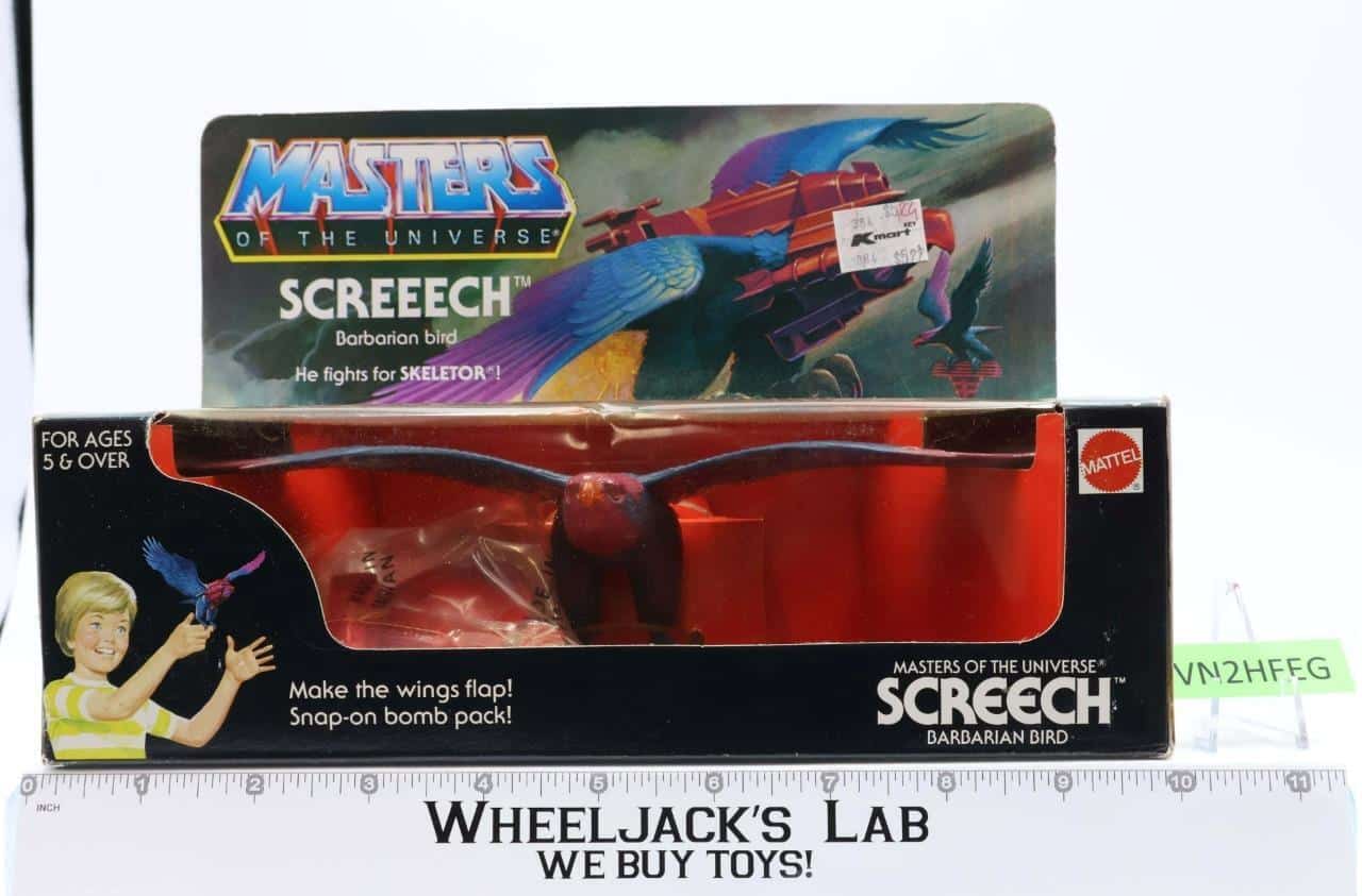Screech Masters of the Universe He-Man MOTU 1983 Mattel NEW SEALED MISB ...