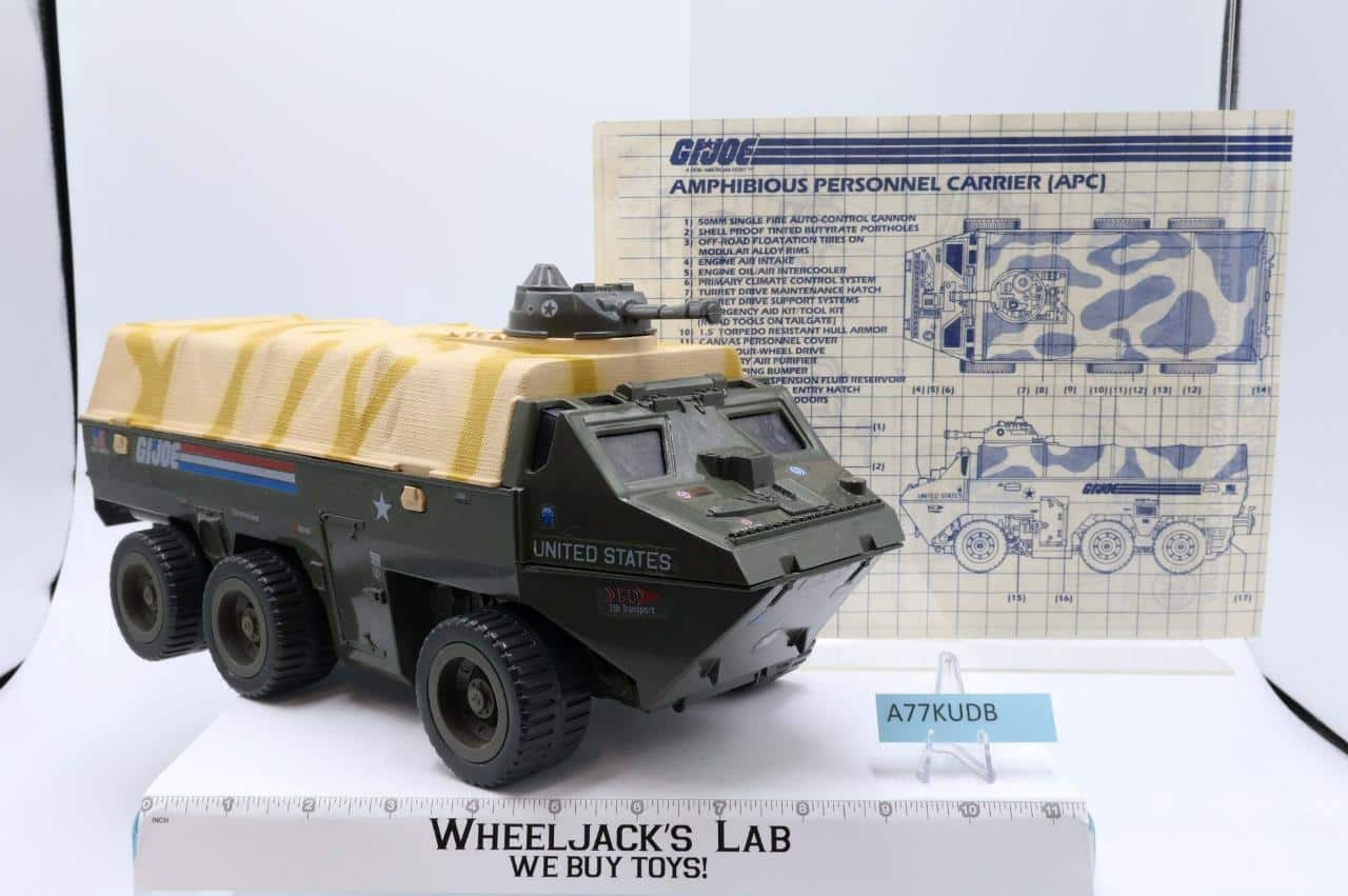 A.P.C. APC Amphibious Personnel Carrier G.I. Joe 1983 Vintage Vehicle ...