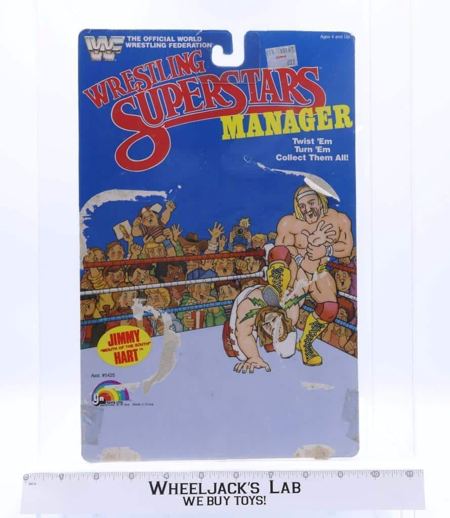 Jimmy Hart Cardback WWF Wrestling Superstars 1985 LJN Action Figure ...