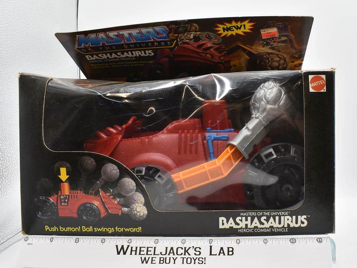Bashasaurus SEALED NEW 1984 He-Man Masters of the Universe MOTU Mattel ...