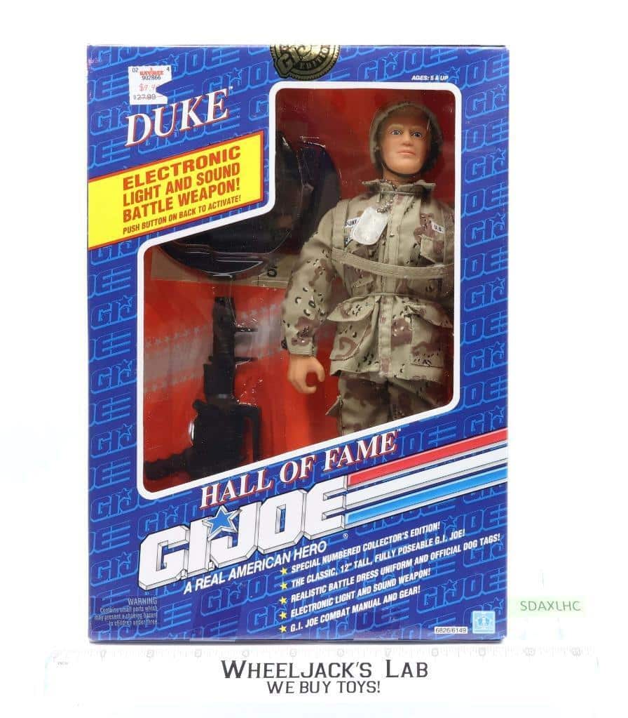Duke Gi Joe 12 Hall Of Fame Misb 1991 Action Figure Wheeljacks Lab