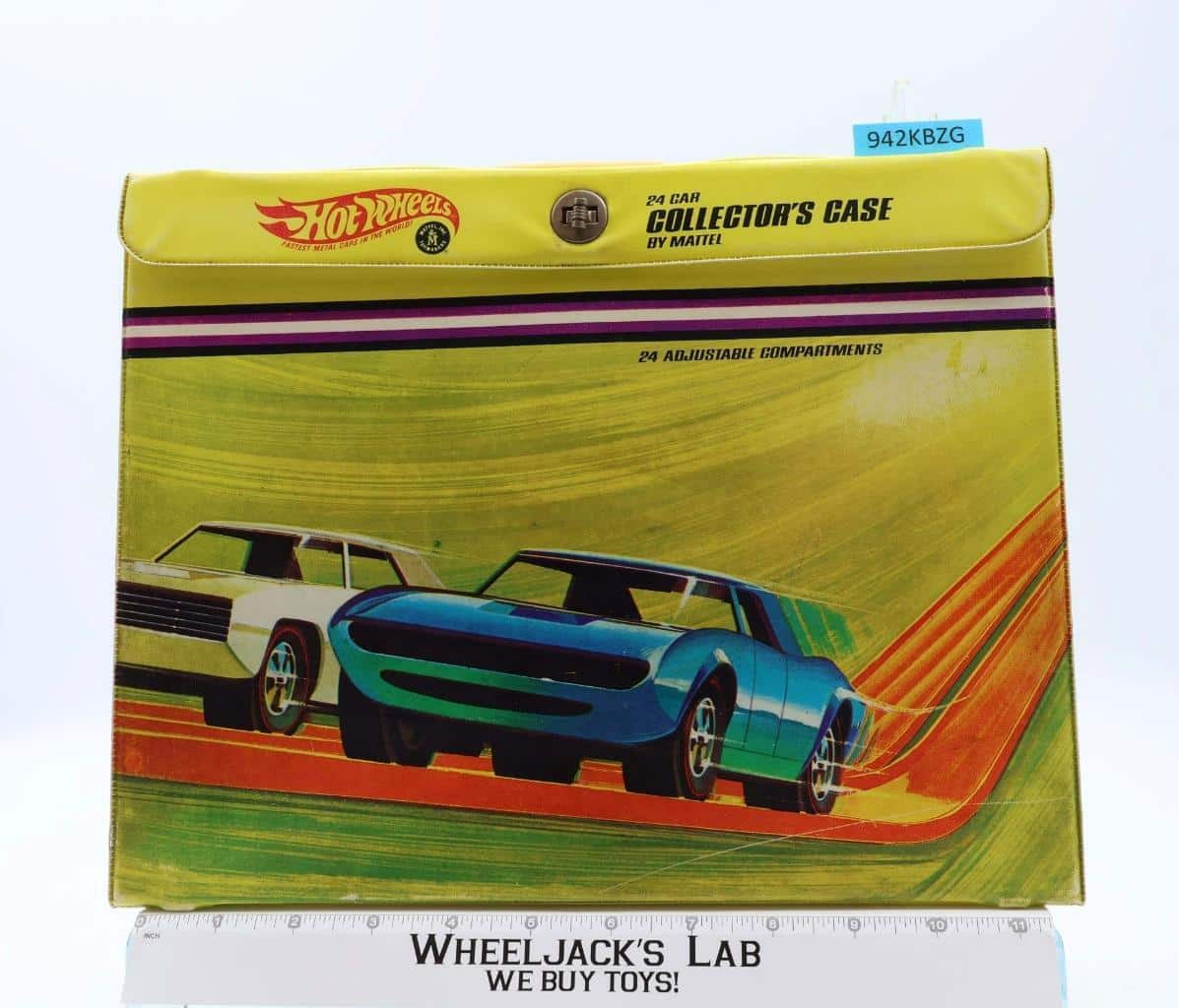 24 Car Collector's Carry Case W/ Trays 1967 Matchbox Vintage Storage ...