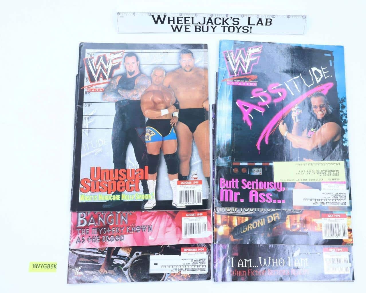 WWF Lot of 6 Magazines June through September 1999 - Wheeljack's Lab
