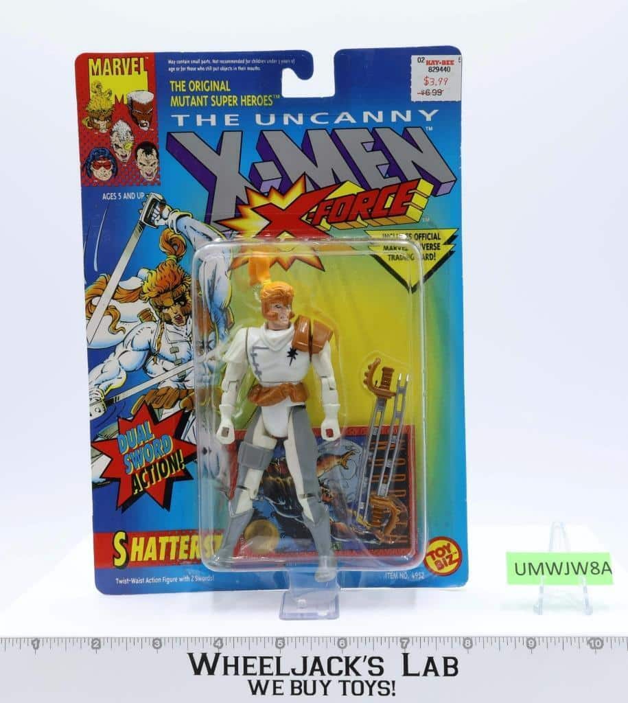 Shatterstar W/Dual Sword The Uncanny X-Men X-Force TRADING CARD Toy Biz ...