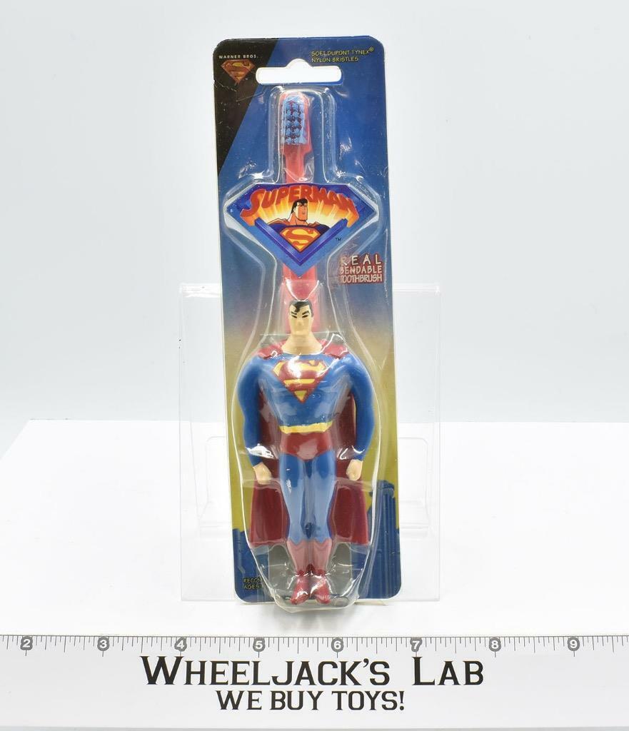 Superman Real Bendable Toothbrush Warner Bros. DC Comics 1999 NIP ... Superman Real Bendable Toothbrush Warner Bros. DC Comics 1999 NIP ...