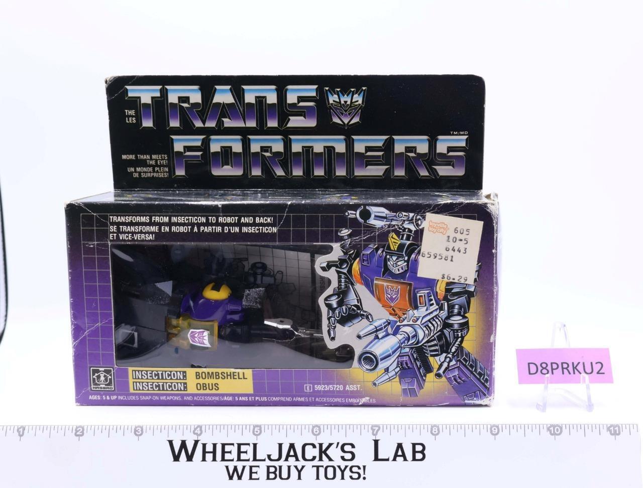 Bombshell CANADIAN NICE FIGURE w/Box 100% Complete 1985 Hasbro G1 ...