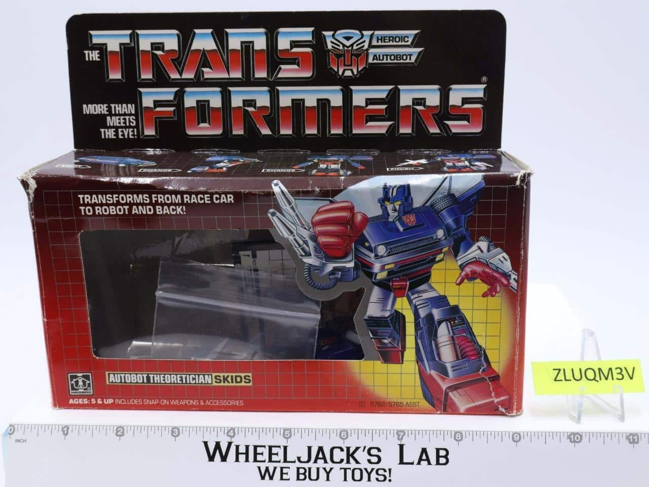Skids W/ Box 1985 Vintage Hasbro Action Figure G1 Transformers ...