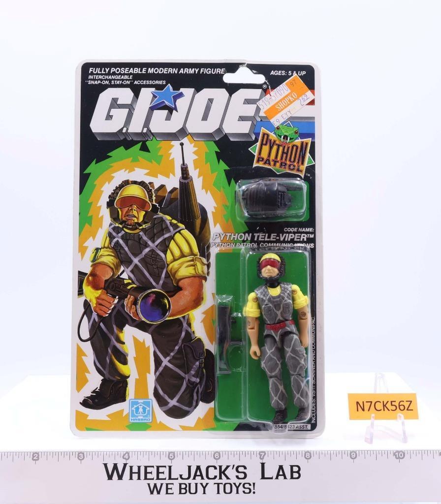 Tele-Viper GI Joe Python Patrol 1988 Hasbro Action Figure NEW MOSC ...