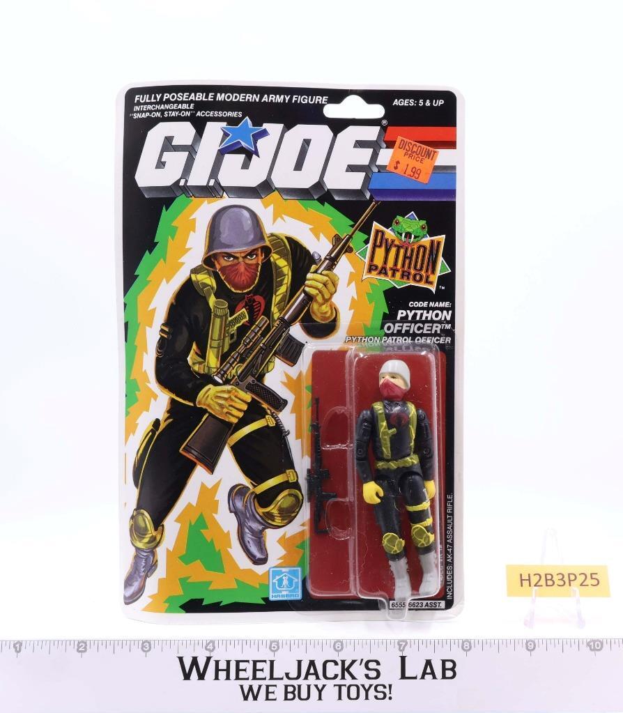 Python Officer GI Joe Python Patrol 1988 Hasbro Action Figure NEW MOSC ...