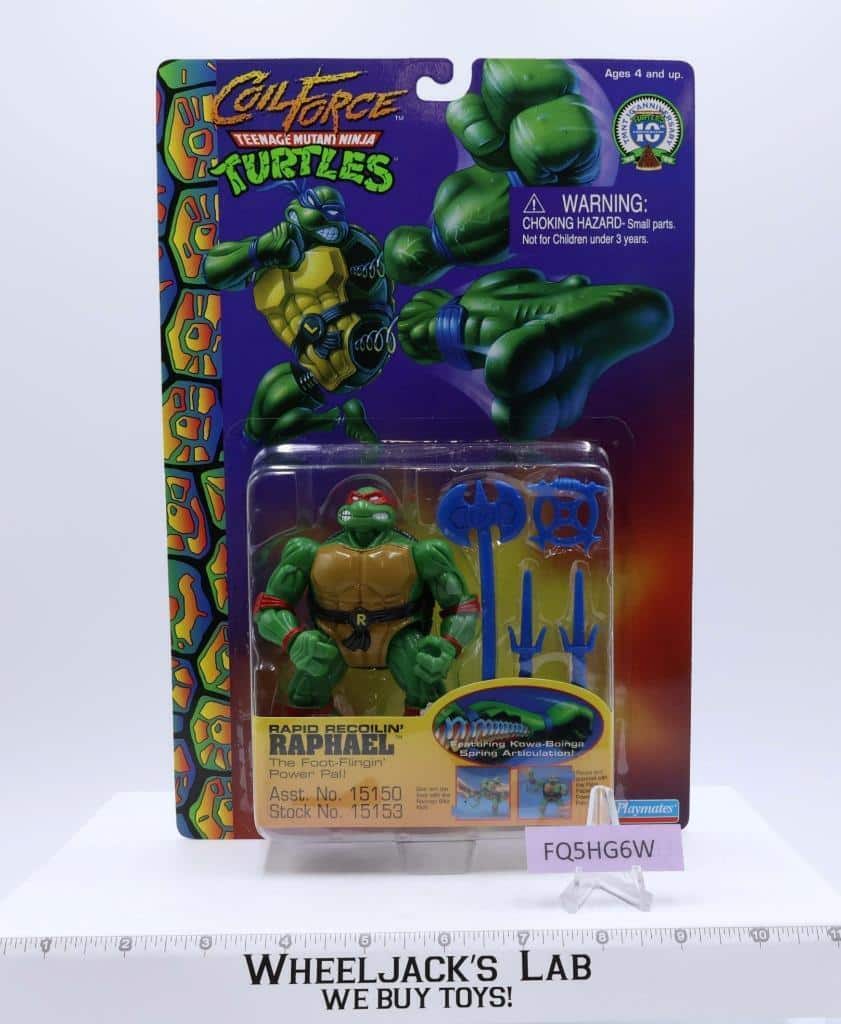 Raphael Teenage Mutant Ninja Turtles TMNT Coil Force 1996 Playmates ...