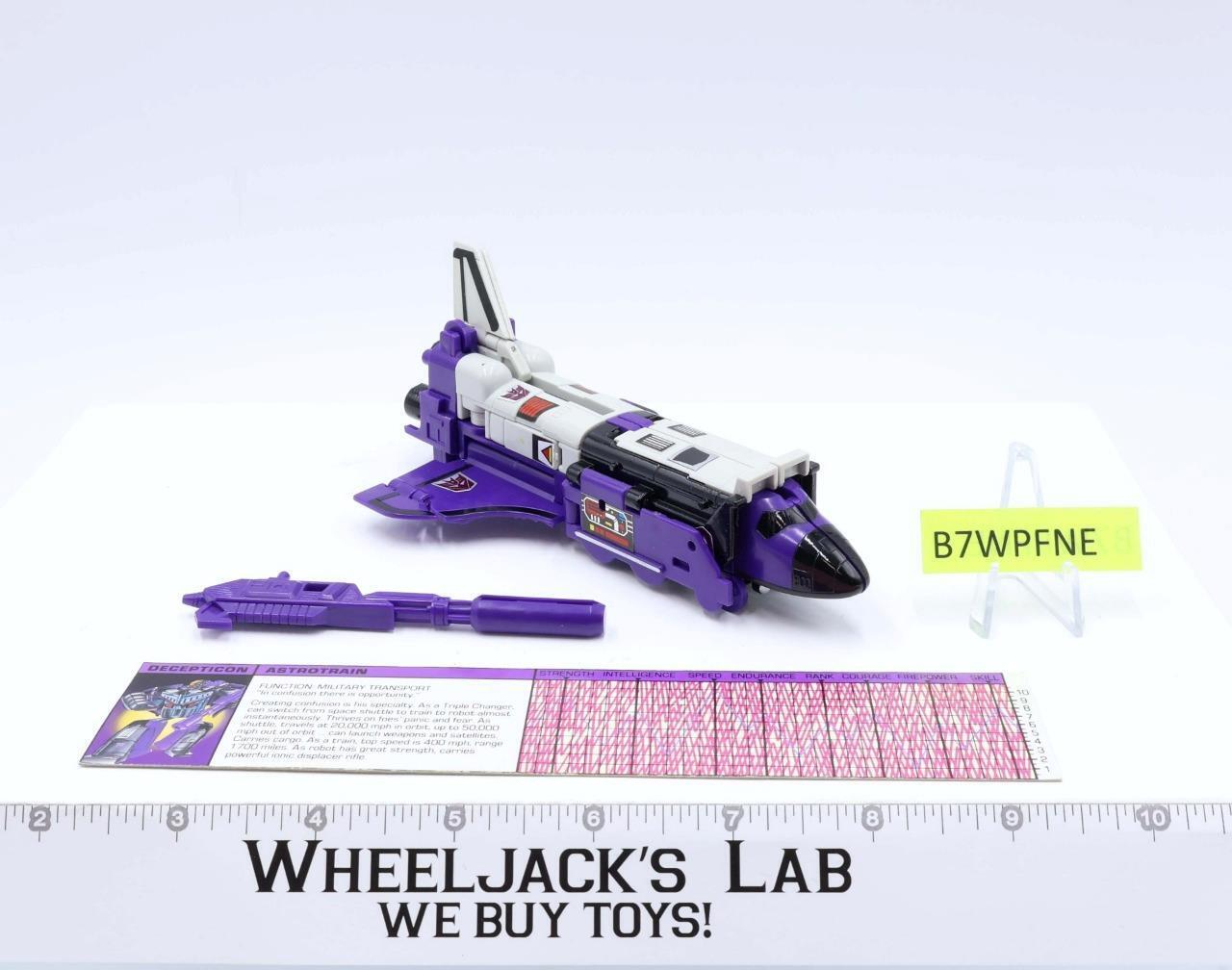 Astrotrain 100% Complete Vintage 1985 G1 Transformers Hasbro Action ...