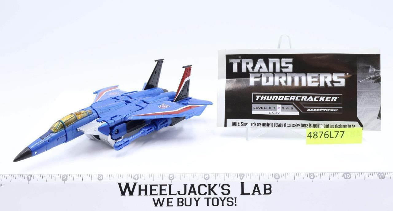 Thundercracker 100 Complete Transformers Dotm 2010 Hasbro Action Figure Wheeljacks Lab