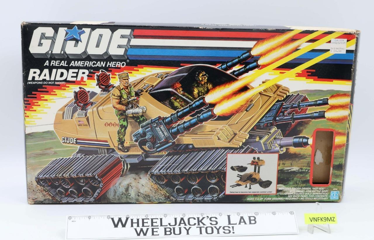 Raider W/Hot Seat 100% Complete GI Joe 1989 Hasbro Action Figure ...