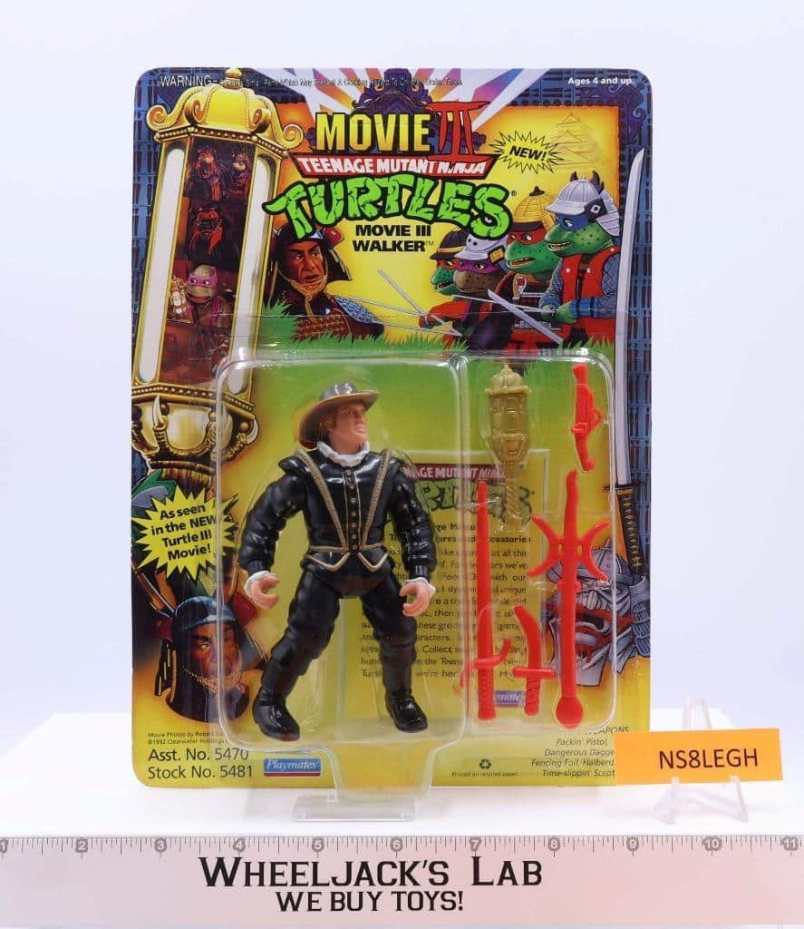 Walker Movie III Teenage Mutant Ninja Turtles TMNT 1992 Playmates MOSC ...
