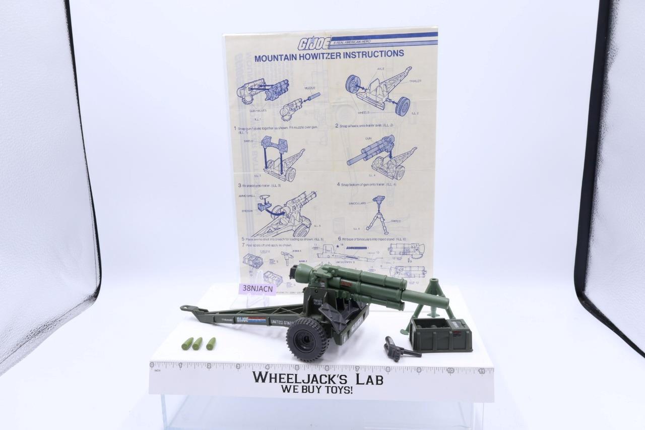 Mountain Howitzer 100% Complete GI Joe 1984 Hasbro Vintage Action ...
